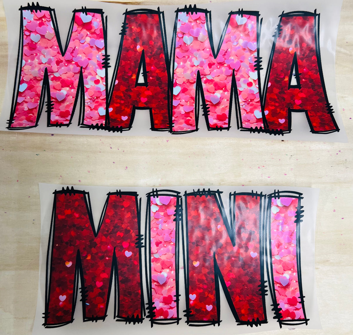 Faux Sequin Mama&Mini – BOWS FOR BABES