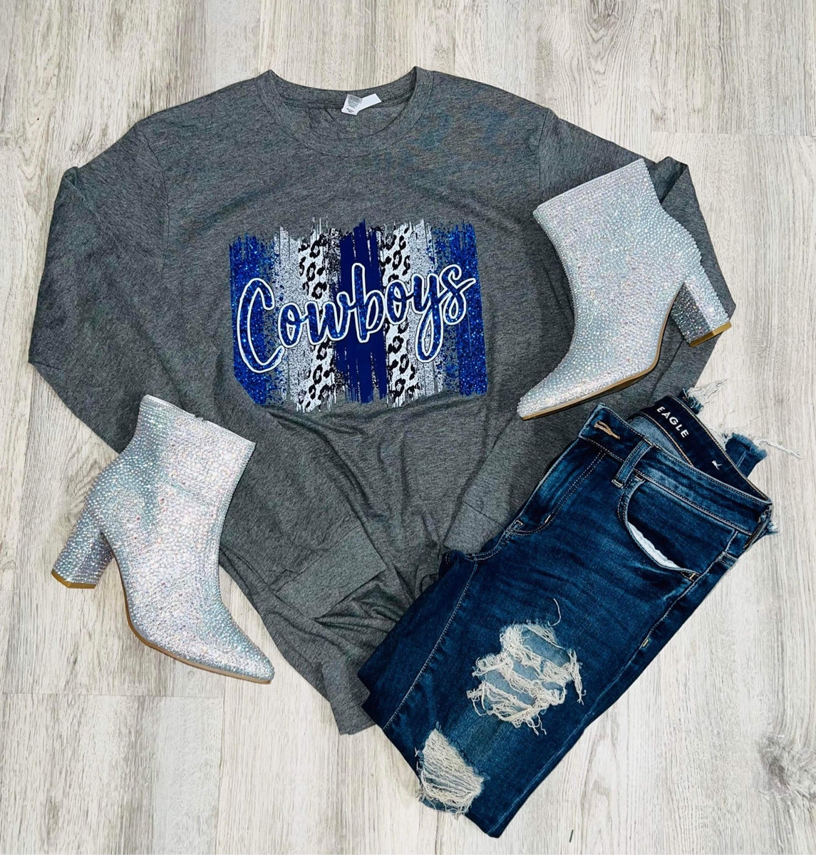 Cowboys longsleeve🤍 – BOWS FOR BABES